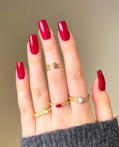 41 Bold Red Nails Designs for a Striking Look - A Beauty Edit