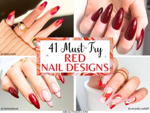 41 Bold Red Nails Designs for a Striking Look - A Beauty Edit